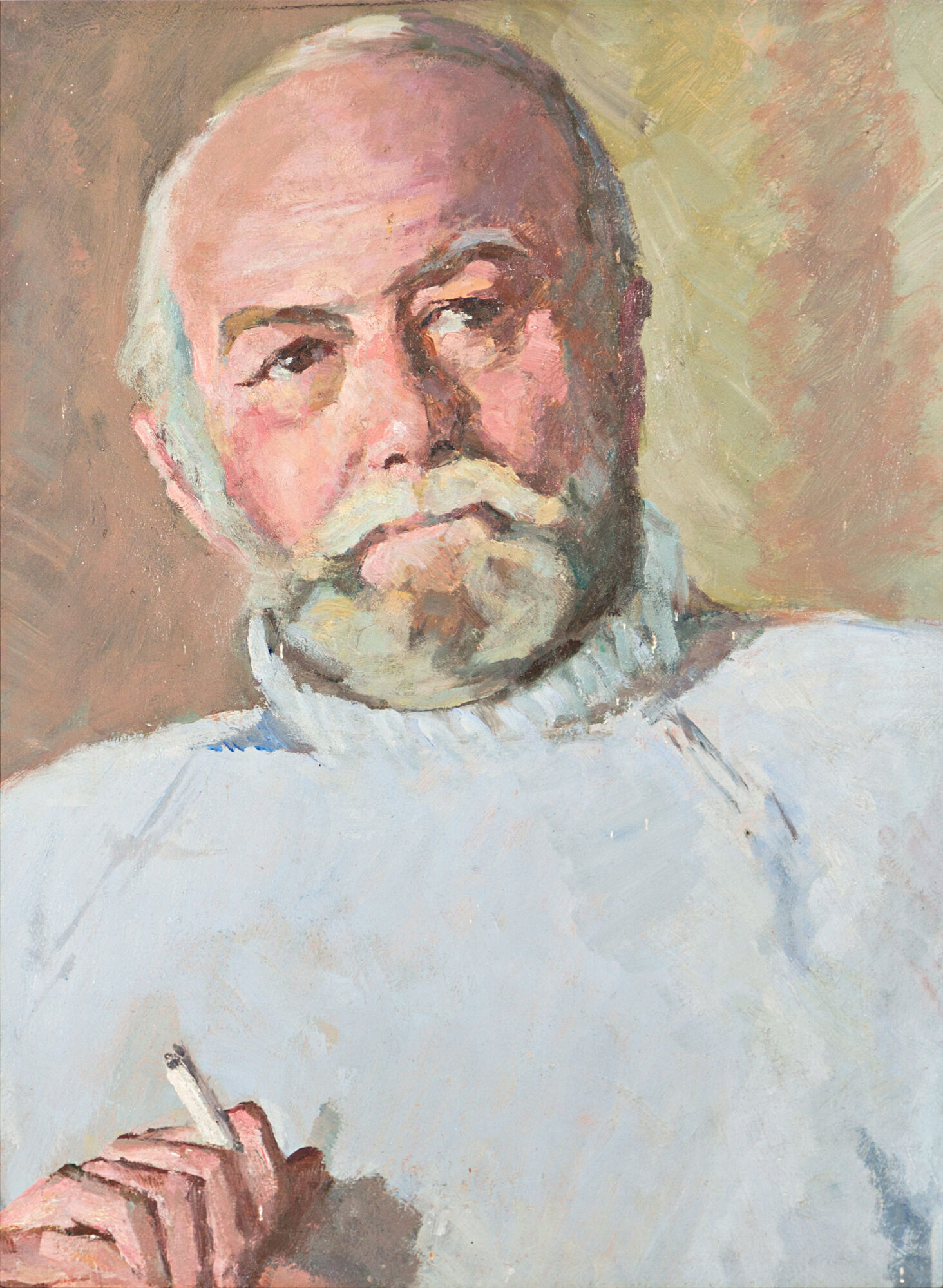 Portrait of Neville Evans, Landlord of the Harbourmaster – MOMA Machynlleth
